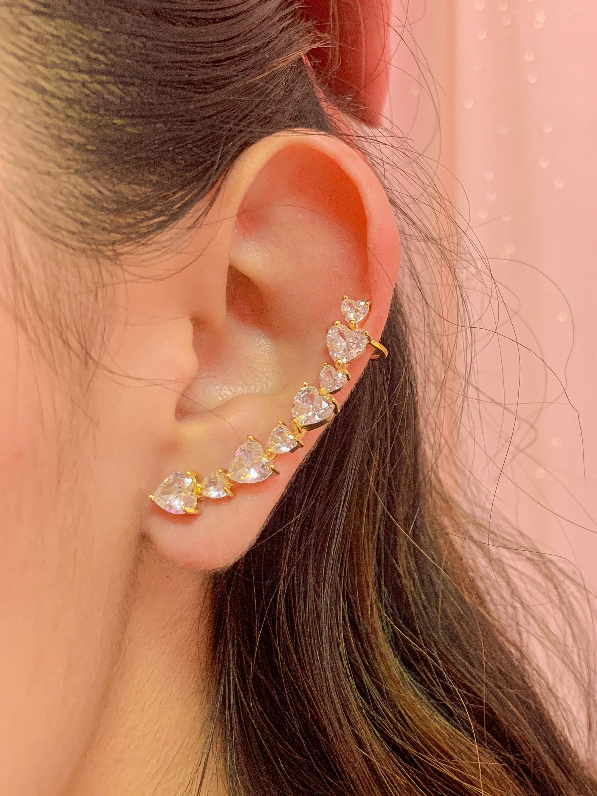 Hearts Earcuff – Mindora Collection