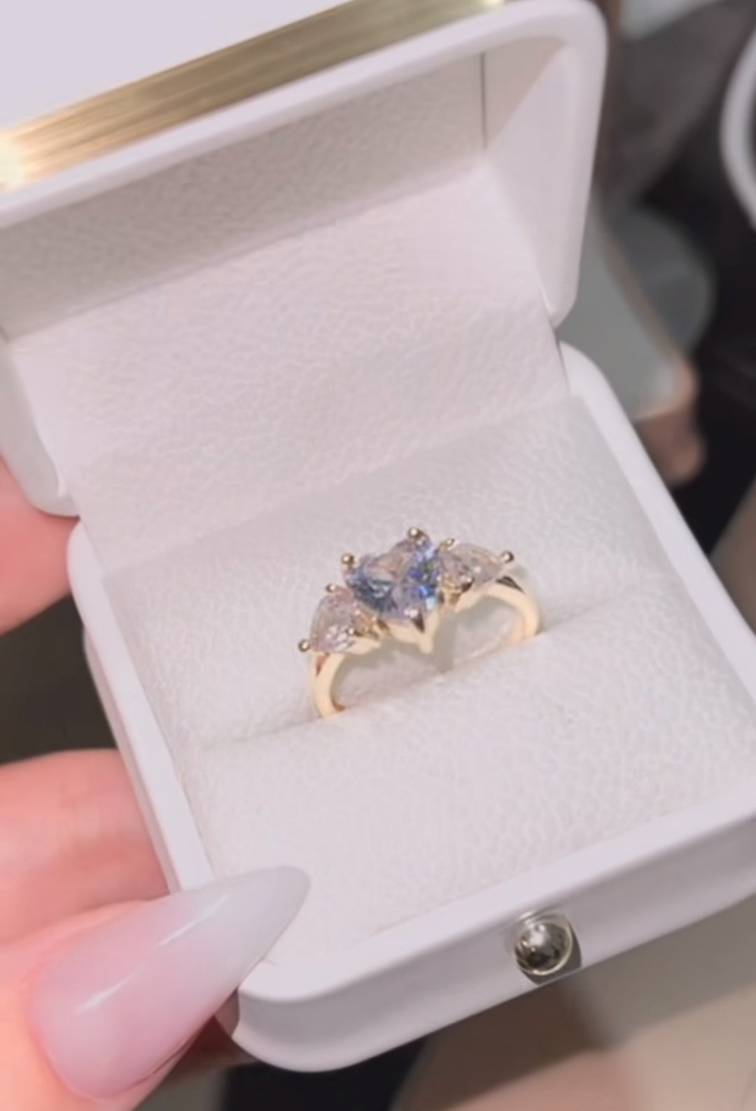 Heart Crystal Promise Ring ♡ – Mindora Collection