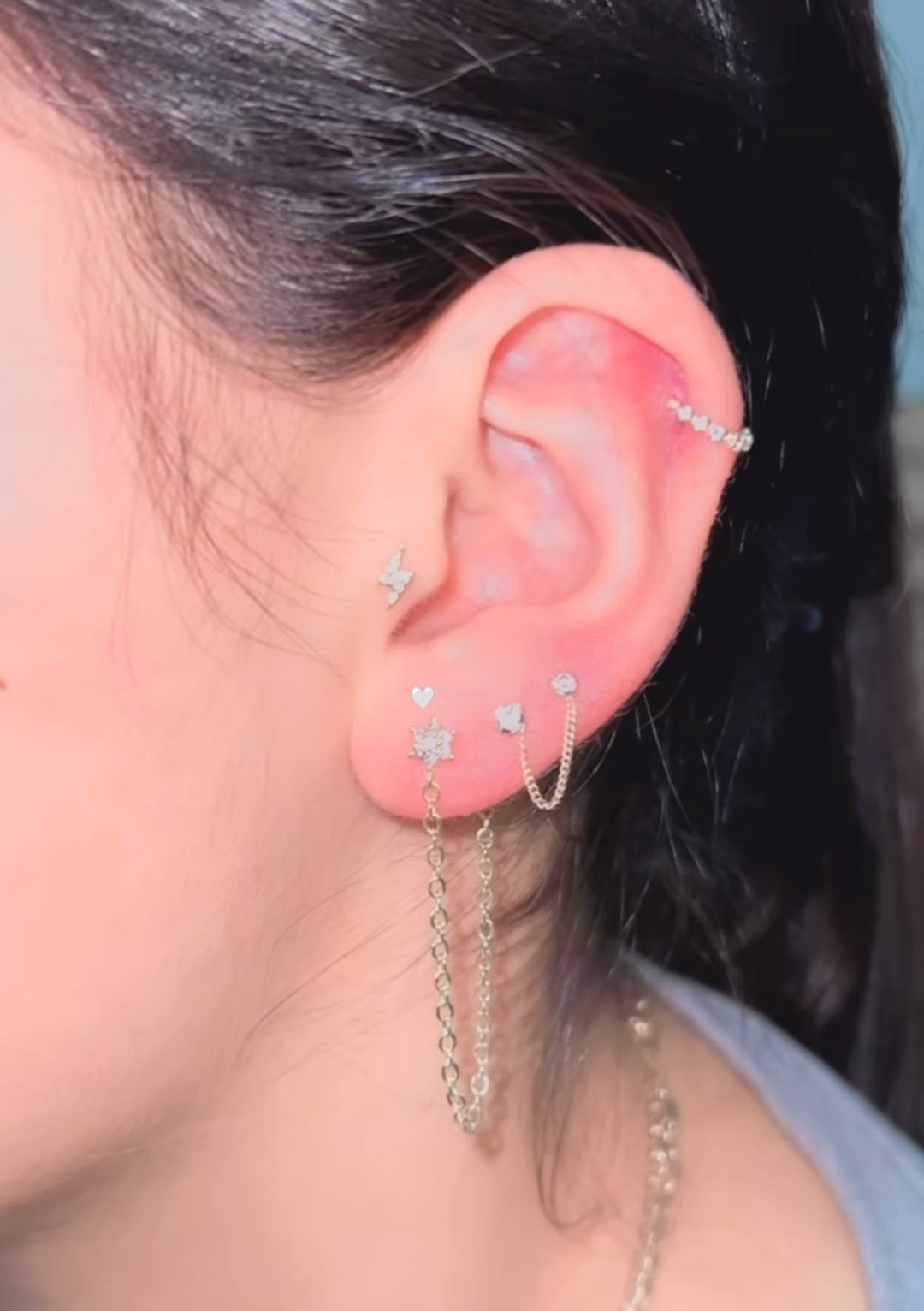 Flower Chain Earring♡ – Mindora Collection