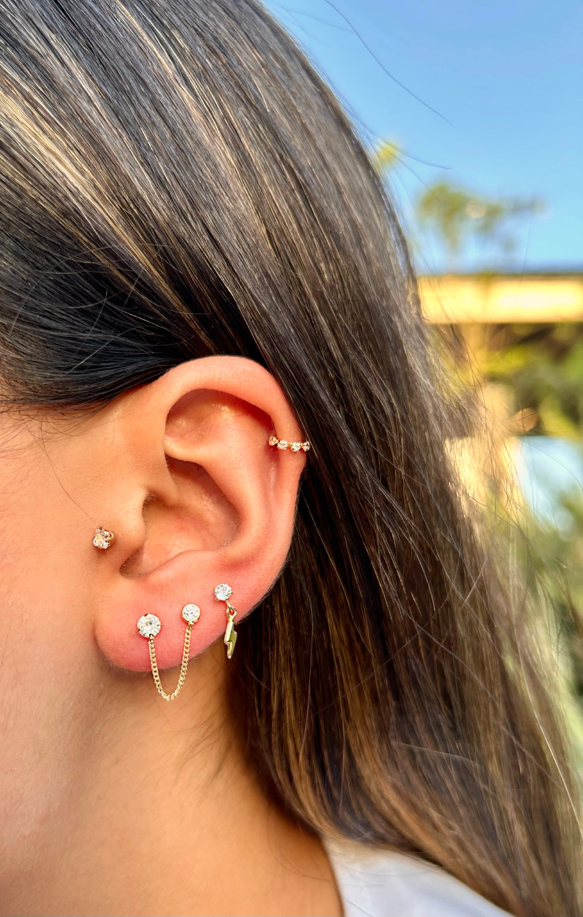 Double Shiny Chain ♡ Oro 10k – Mindora Collection