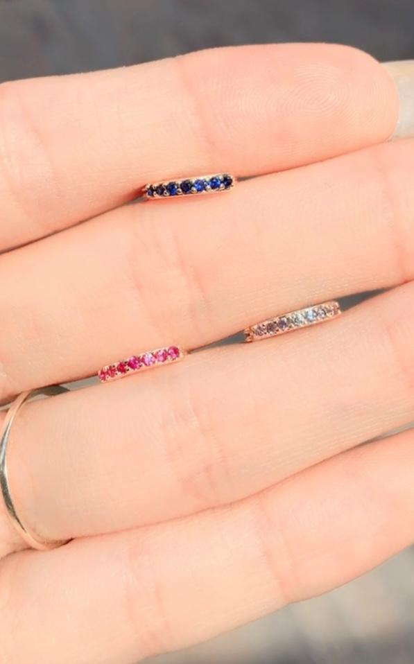 Shiny Color Hoops Gold ♡ – Mindora Collection